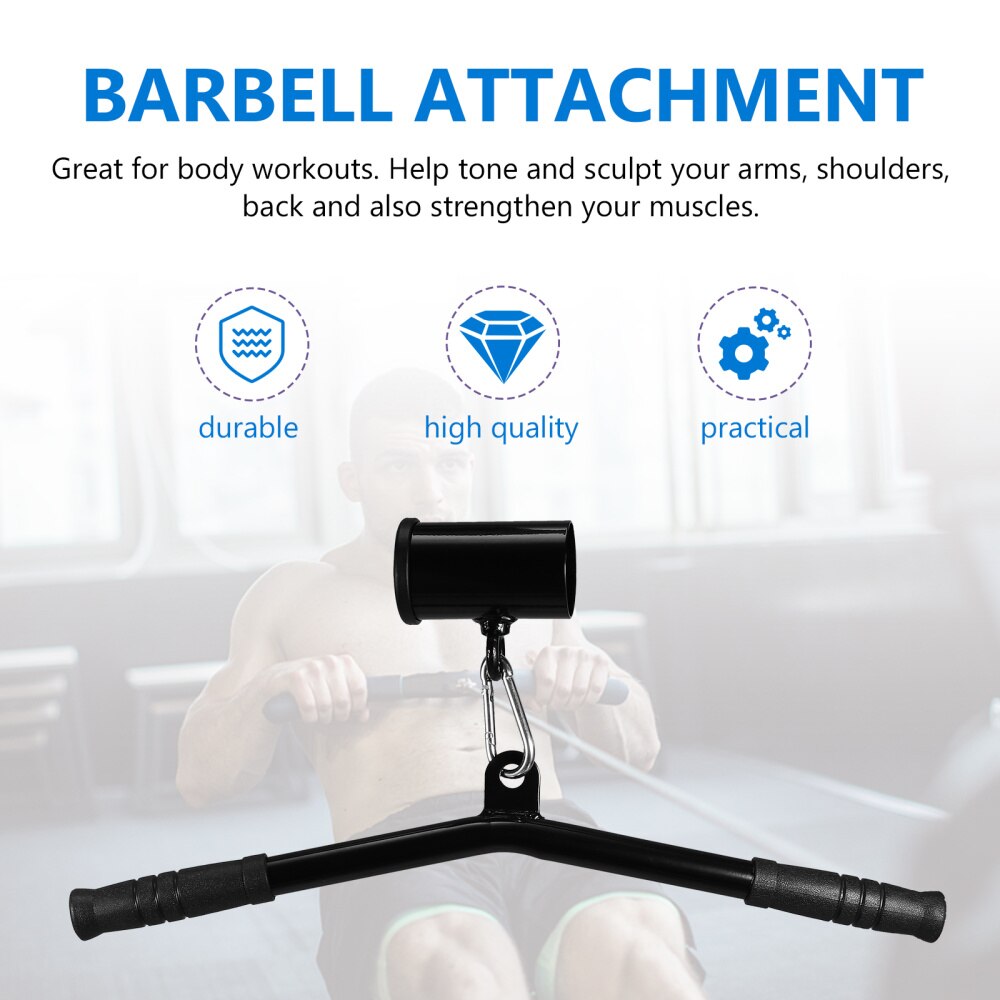 1 Set Barbell Attachment Deadlift Squat Workout Tr... – Vicedeal