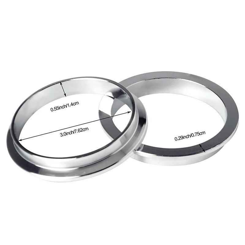 ESPEEDER 3.0 inch Rvs V-Band Klem Kit Met Flens Tu... – Grandado