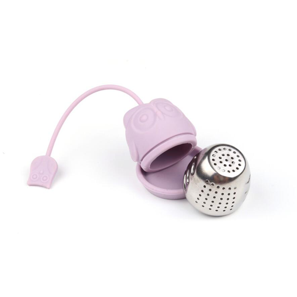 Jiarun stainless steel owl silica gel tea bag tea ... – Vicedeal
