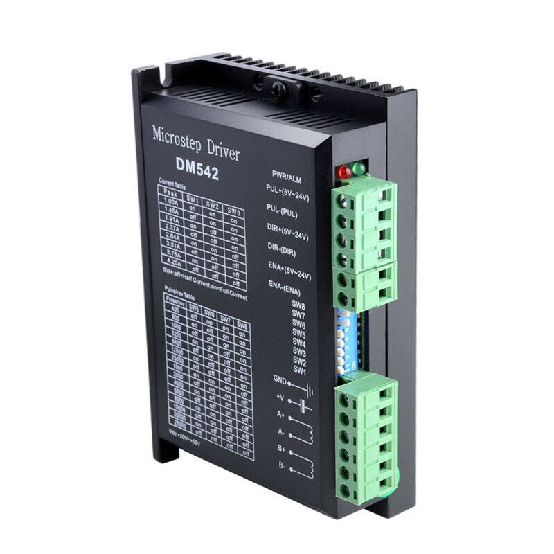 Digital Basic Motor Driver 1.0-4.2A 20-50VDC DM542... – Grandado