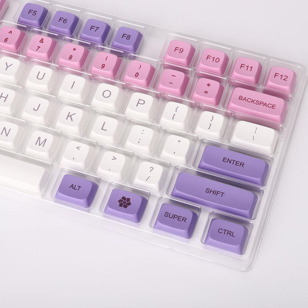 134 Key Hana Dye Sub Ball Shape PBT Keycaps Simila... – Grandado