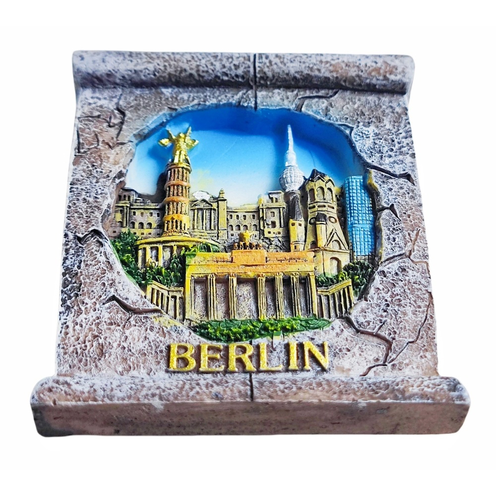 Berlin Germany 3D Fridge Magnet Souvenir ,Resin Ha... – Grandado