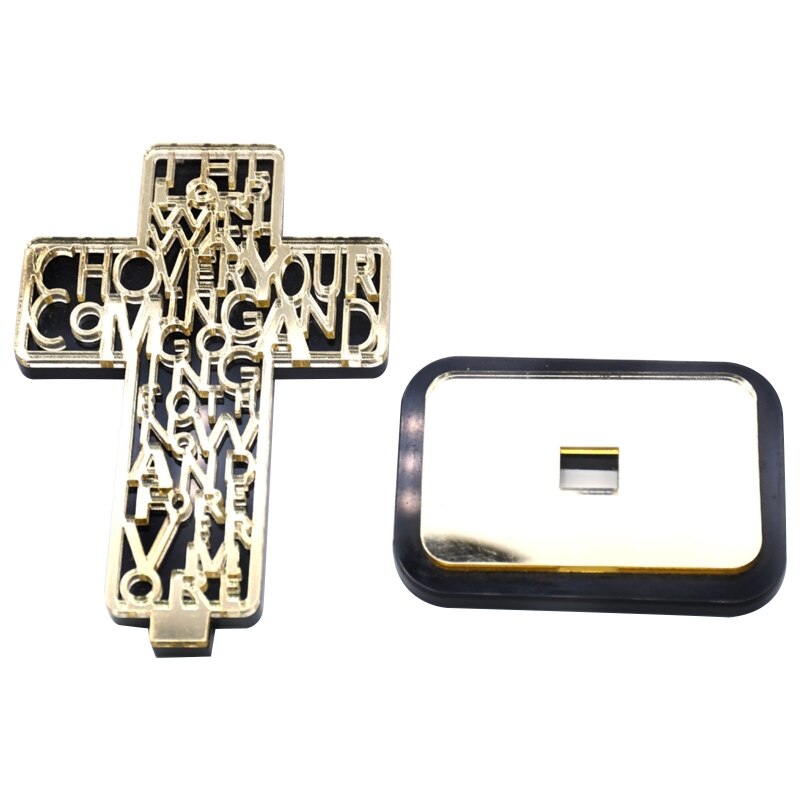 Acrylic Cross Ornament Holy Christian Craft Medita... – Vicedeal
