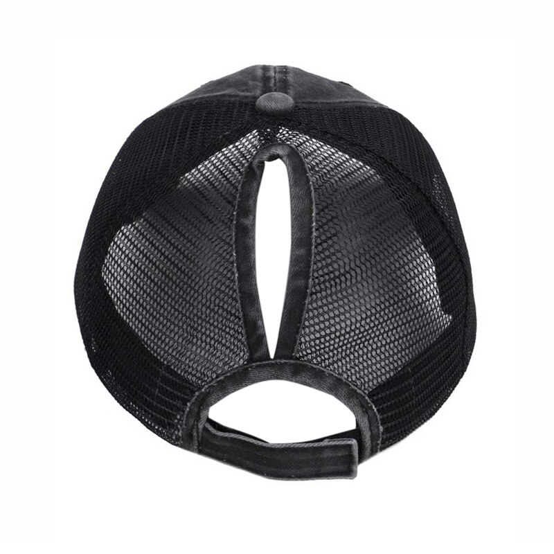 Baseball Caps Mesh Cotton Ponytail Hat Headwear Sp... – Grandado