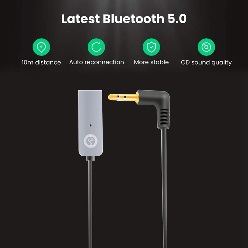 Auto Bluetooth Adapter 3.5Mm Jack Usb Bluetooth5.0... – Grandado