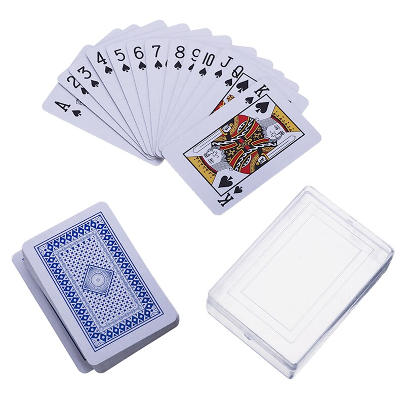 Mini Poker Playing Cards Decoration Poker Cards Bo... – Grandado