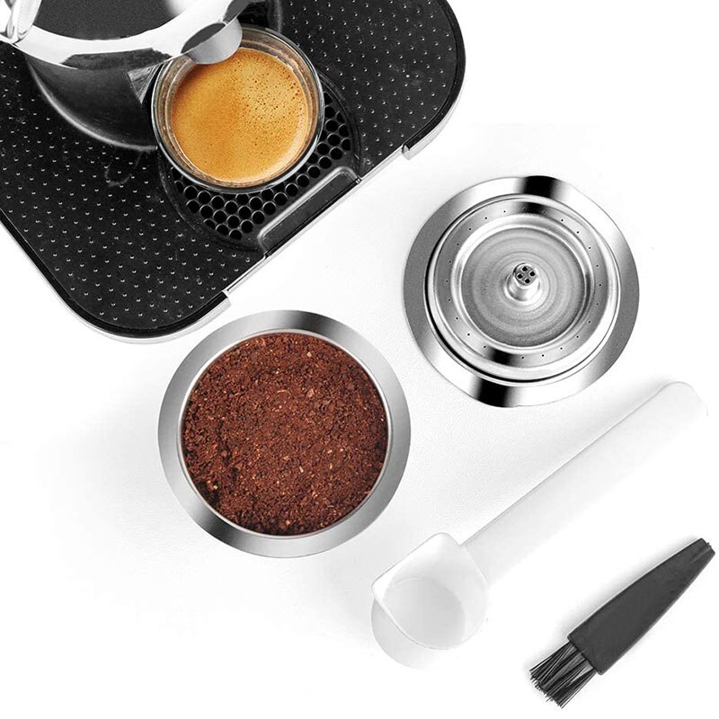 Herbruikbare Koffie Capsules En Koffie Tamper Rvs ... – Vicedeal