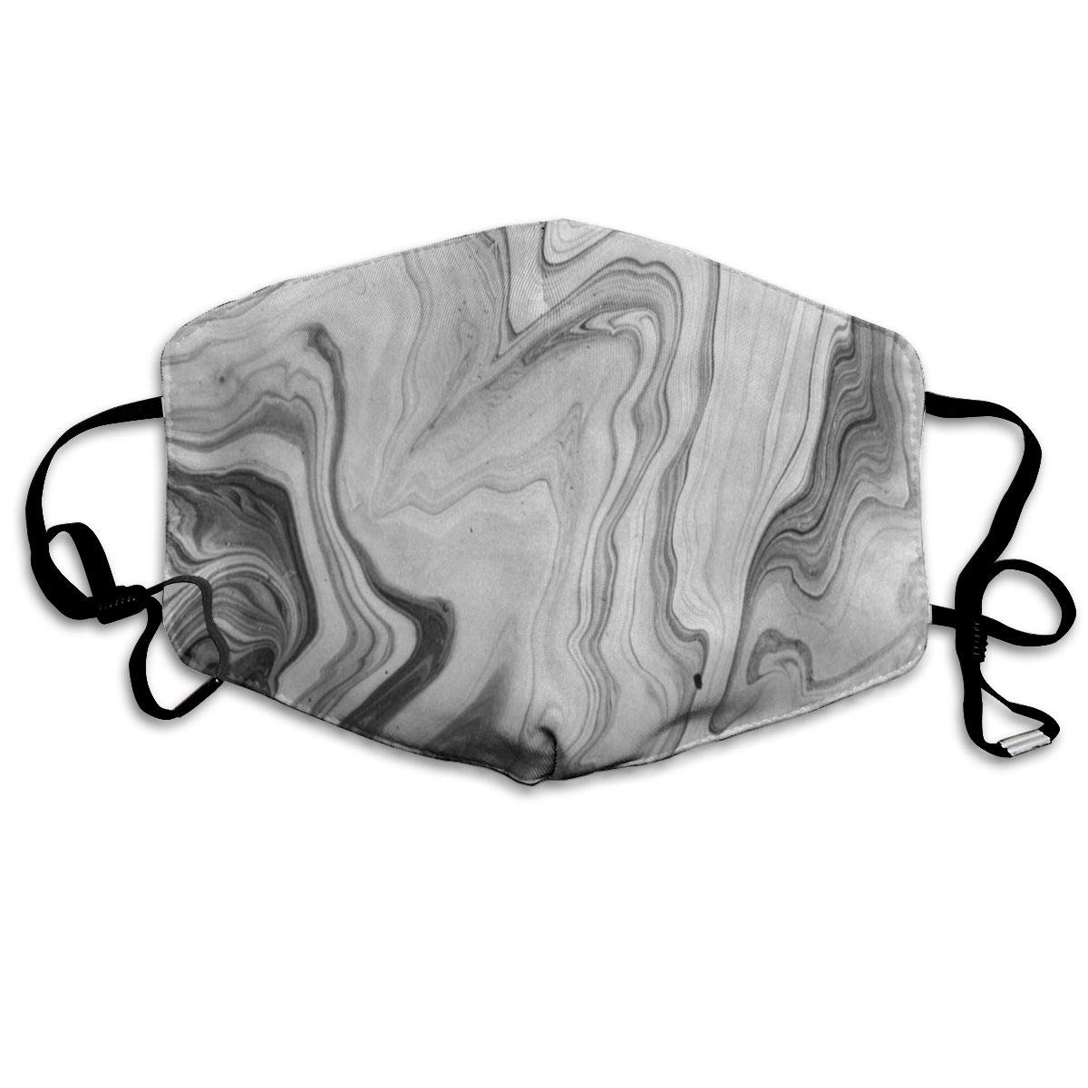 Face Mask Gray Marble Texture Cool Cycling Half Fa... – Grandado