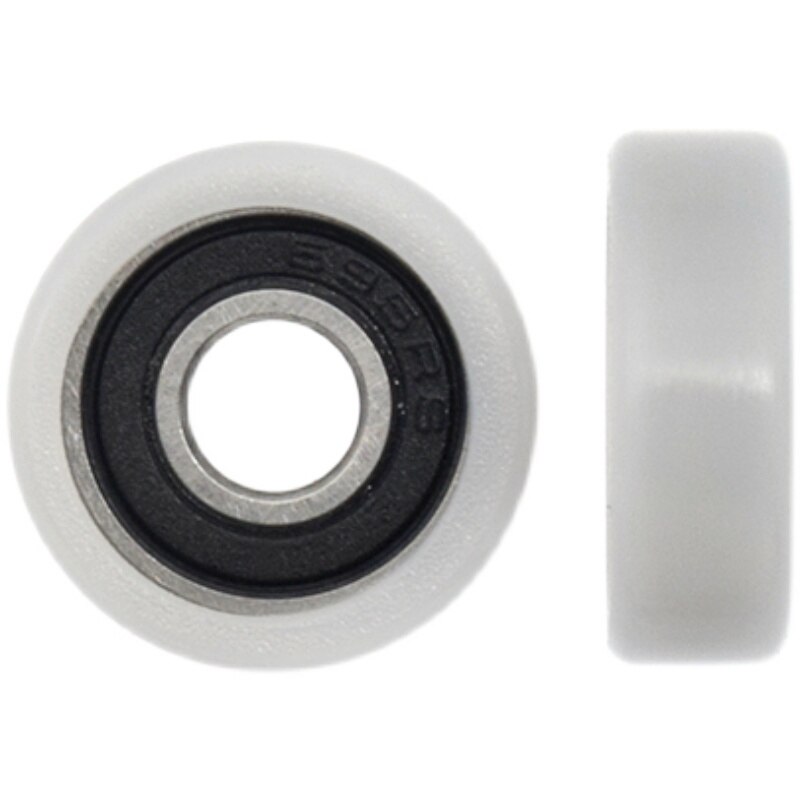 5pcs white plastic bearing pulley 695 polyacetal P... – Grandado