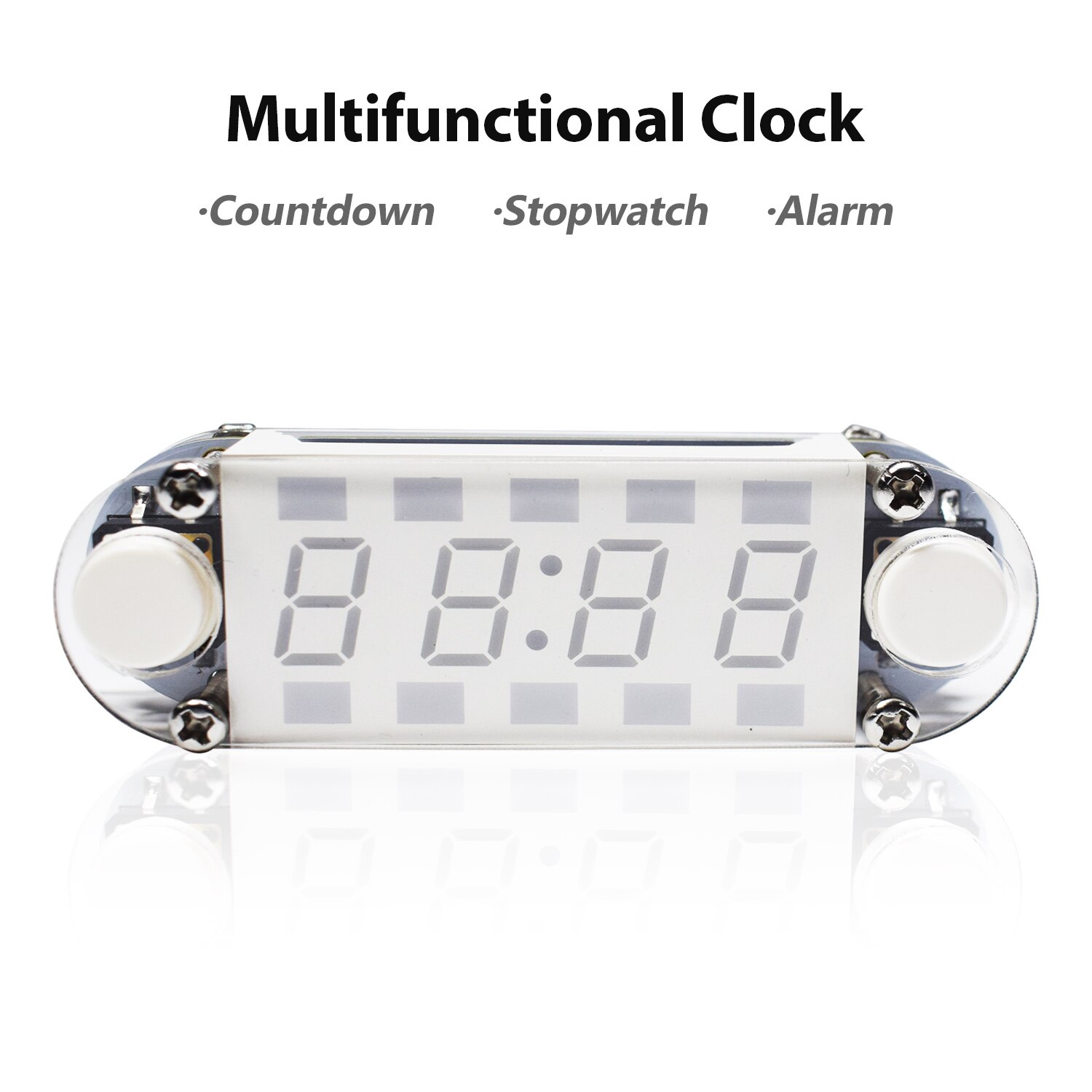 4-Ziffer Digital Uhr DIY Bausatz LED Mischfarbe Ni... – Grandado