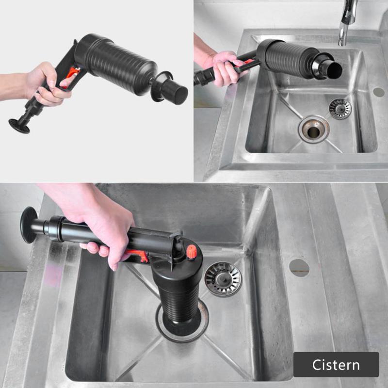 Toilet Dredge Plug Air Power Pump Blockage Remover... – Grandado