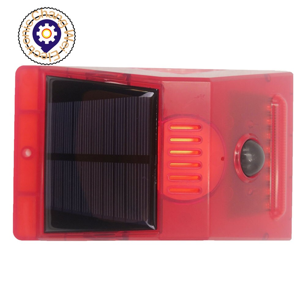 Solar alarm，Solar outdoor infrared siren, anti-the... – Grandado