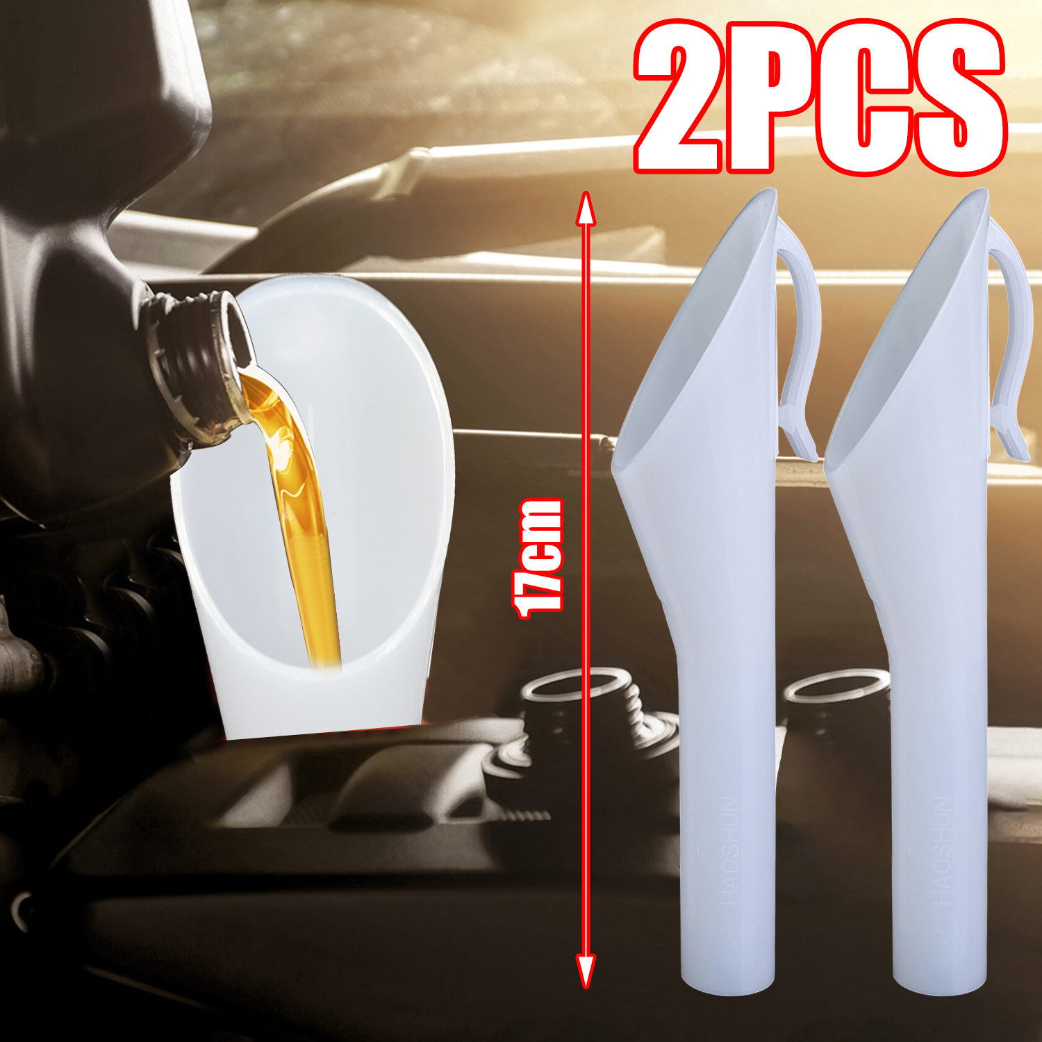 Petrol Fuel Filler Filling Funnel Tube Plastic Whi... – Grandado