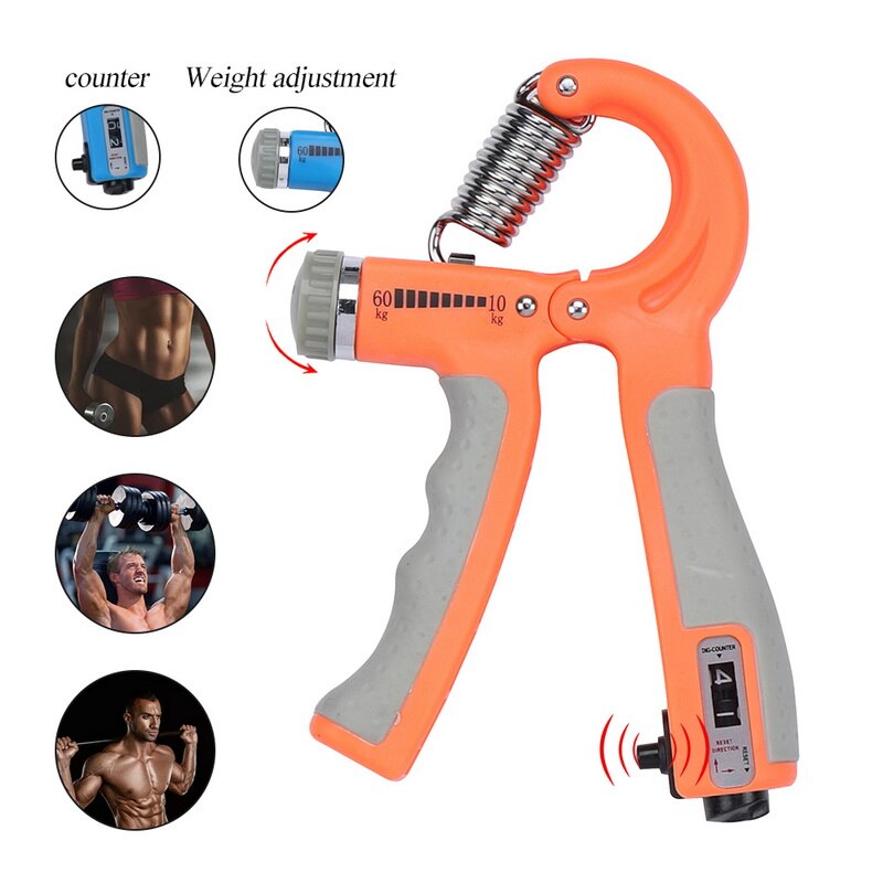Adjustable hand grip exercise strength exercise en... – Vicedeal