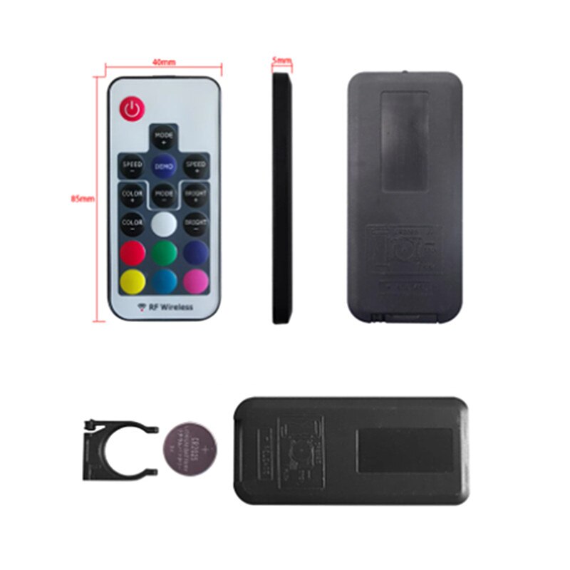 Mini LED RGB Fernbedienung DC5-24V 17Schlüssel RF ... – Grandado