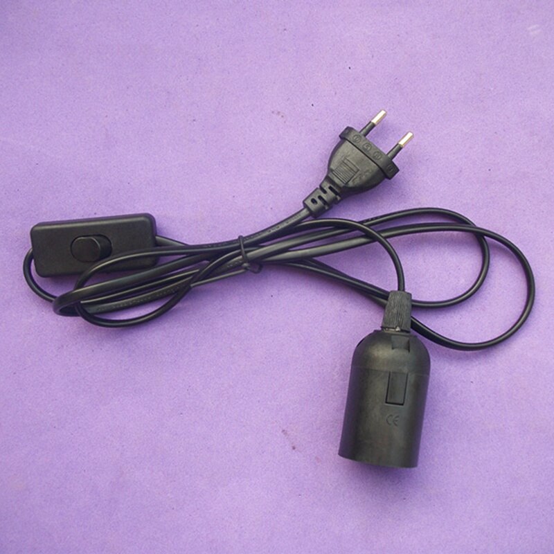 1.8 m Netsnoer Kabel E27 Opknoping Licht Socket EU... – Vicedeal