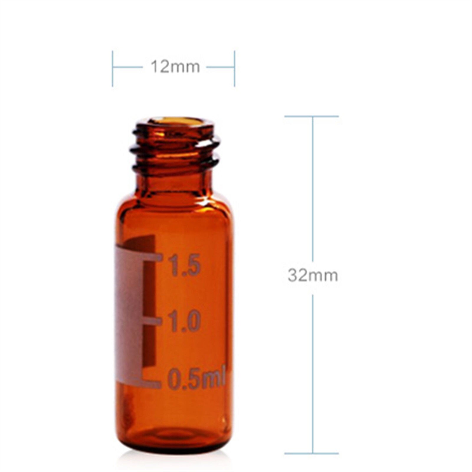 20Pcs 2ml Amber Auto-Sampler Vials Glass Screw Thr... – Vicedeal
