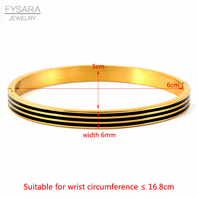 FYSARA Three Row Resin Bangles Stainless Steel Ban... – Grandado