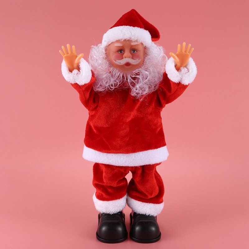 Electric Santa Claus Somersault Stunt Toy Music Wa... – Grandado