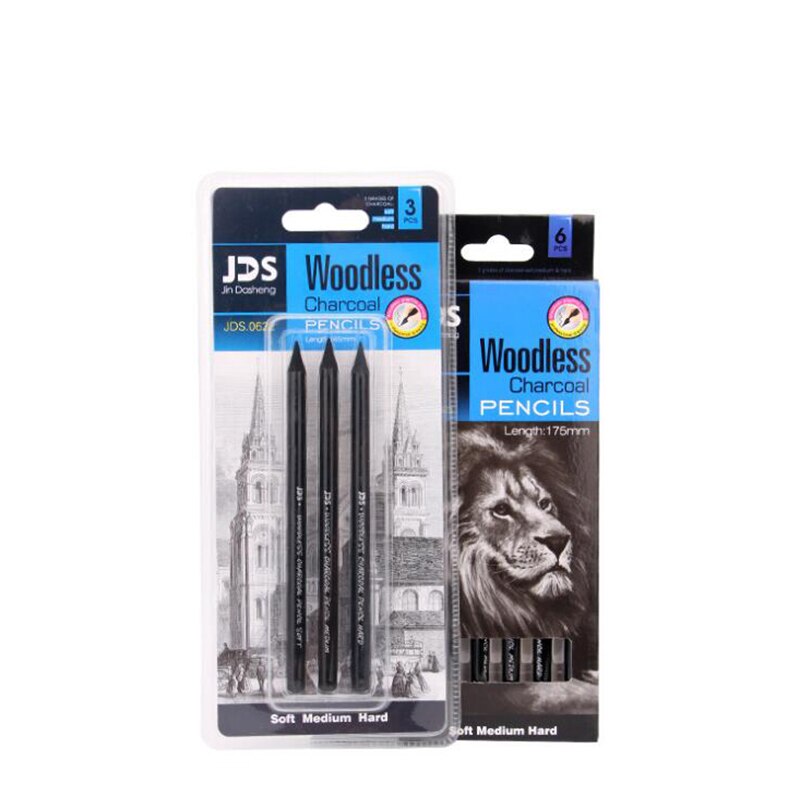 Woodless Pencil Set Black Woodless Graphite Drawin... – Grandado Woodless Pencil Set Black Woodless Graphite Drawin... – Grandado