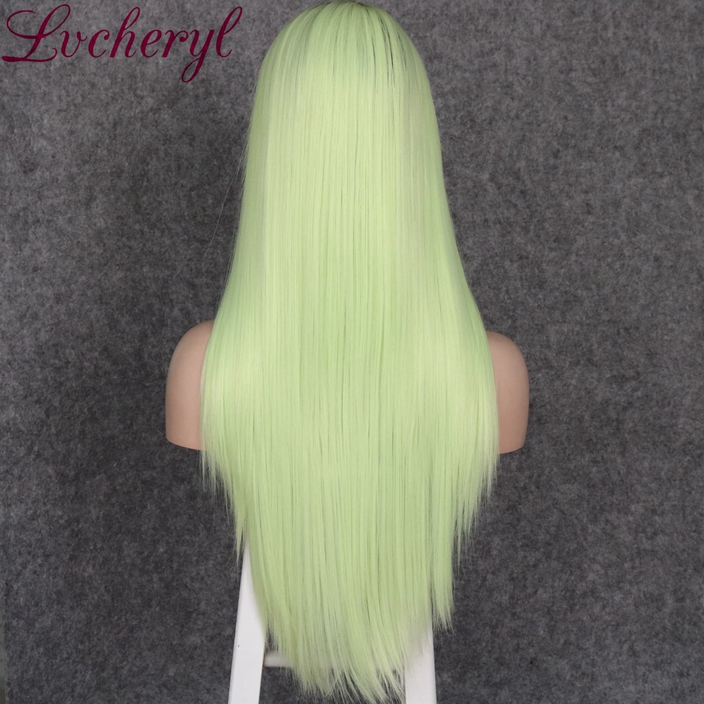 Lvcheryl Fantacy Synthetic Long Straight Lace Fron... – Grandado