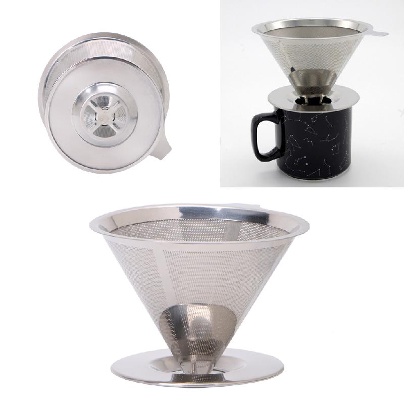 Stainless Steel Mesh Coffee Filter Paperless Pour ... – Grandado