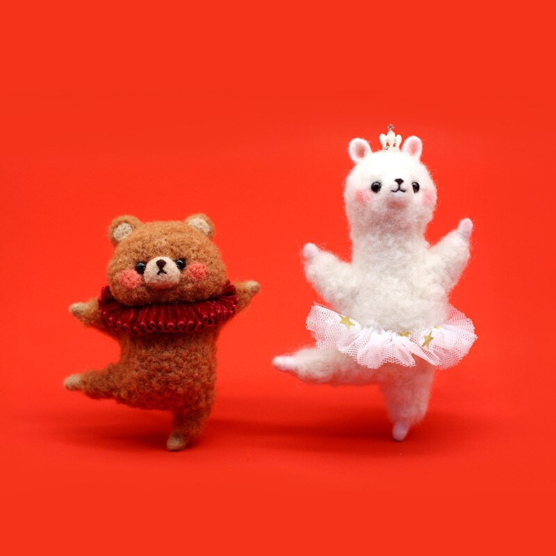 Cute Cartoon Animal DIY Wool Felt Handmade Craft K... – Vicedeal