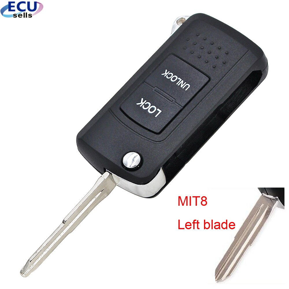 2B Gewijzigd Flip Folding Key Shell Voor Mitsubish... – Grandado