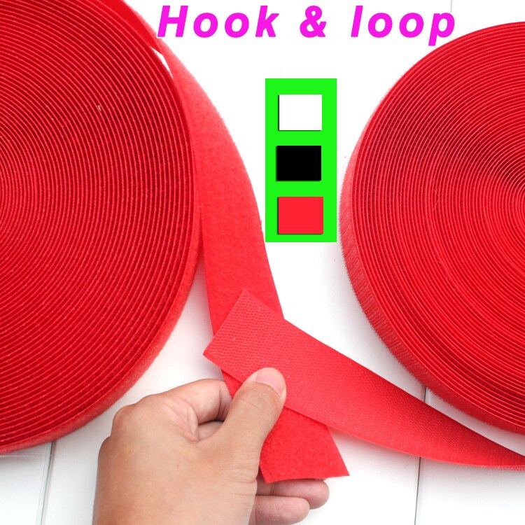 24M X 3CM Hook & Loop Tape Fastening Tape Sticky S... – Vicedeal