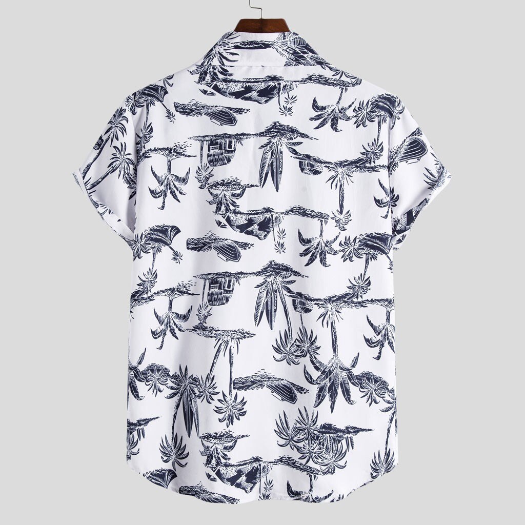 Printing Hawaiian Short Sleeve shirts for men Mens... – Grandado