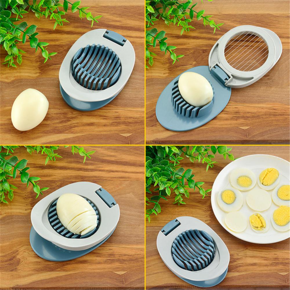 1PC Kitchen Supplies Egg Slicer Plastic Boiled Egg... – Grandado