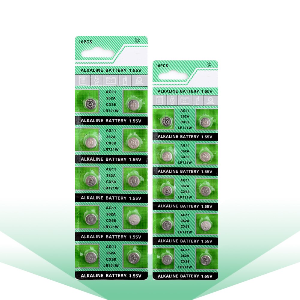 50pcs 1.5V AG11 Alkaline Cell Coin Battery LR721 3... – Vicedeal