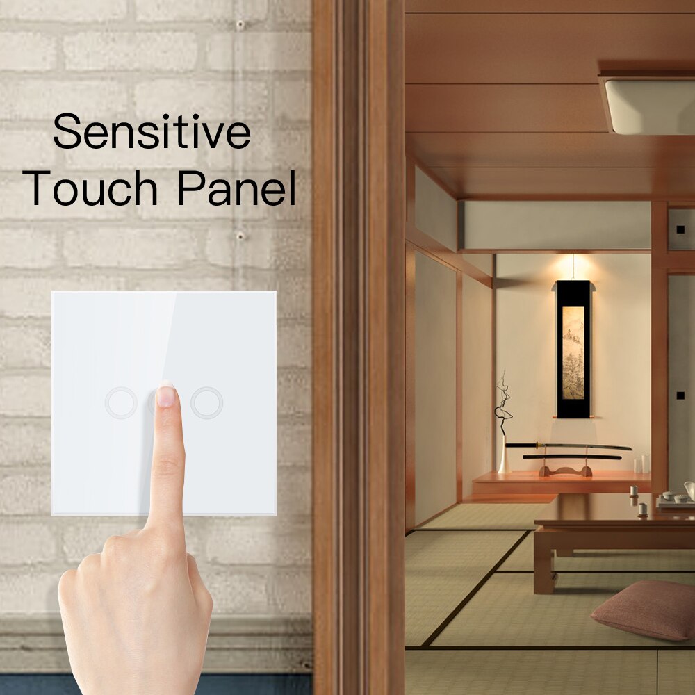 NEO Coolcam 5A Wifi Wall Light Switch 3 Gang Touch... – Grandado