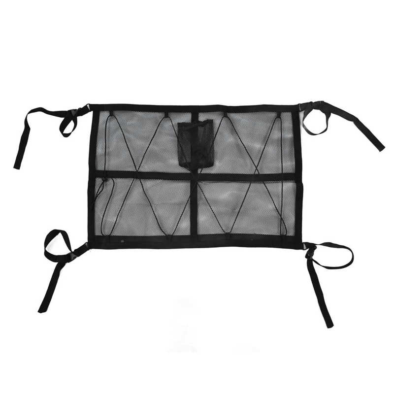 Vehicle Interior Mesh Pocket Car Ceiling Storage B... – Grandado