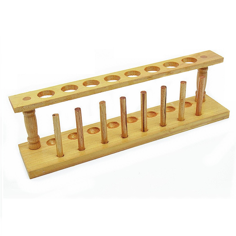 Wooden Drying Rack For Test Tubes Wooden Holder Su... – Vicedeal