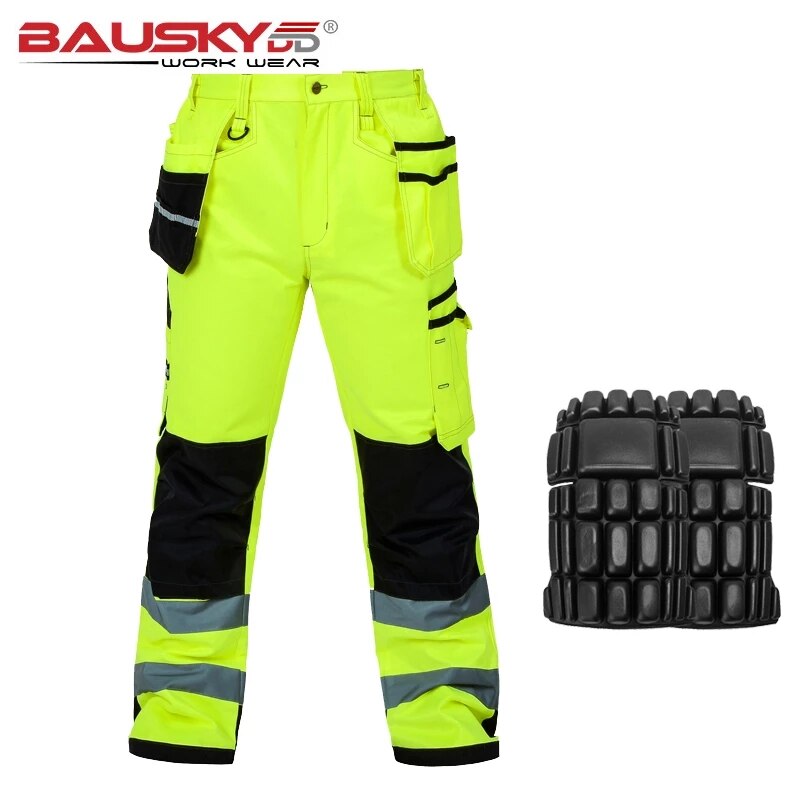 Bauskydd Hi vis Tool Pocket Pant Functional Safety... – Vicedeal