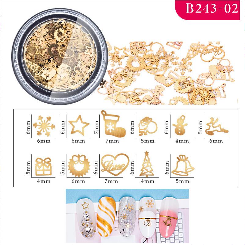 1 låda steampunk nail art ultratunn hjulutrustning... – Grandado