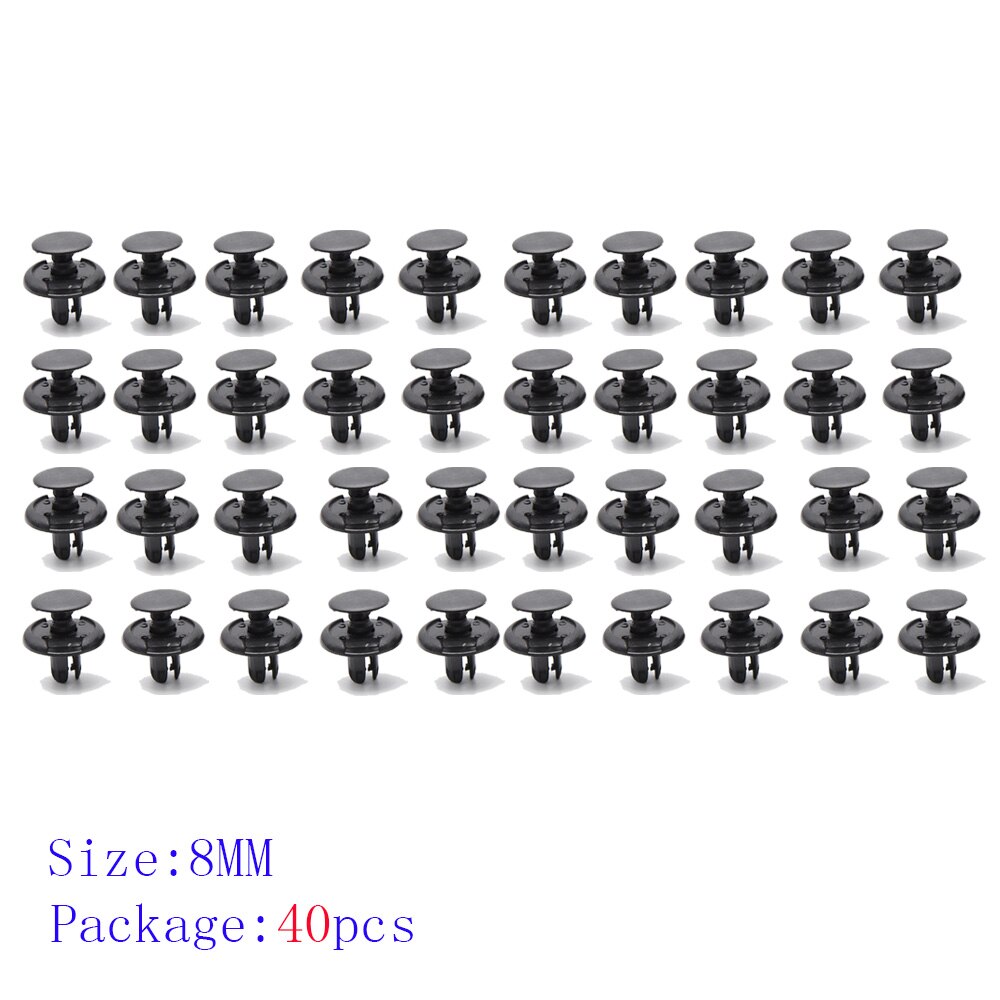 10/20/30/40Pcs Auto Bumper Fastener 8Mm Gat Klinkn... – Vicedeal