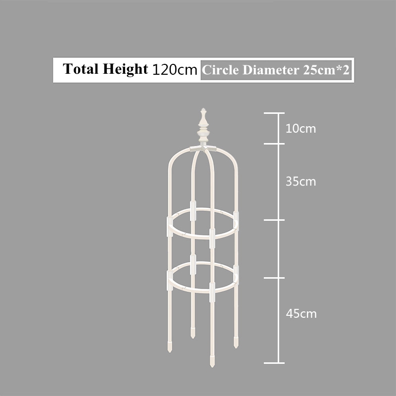 Metal Plant Climbing Frame, Outdoor Flower Stand, ... – Grandado