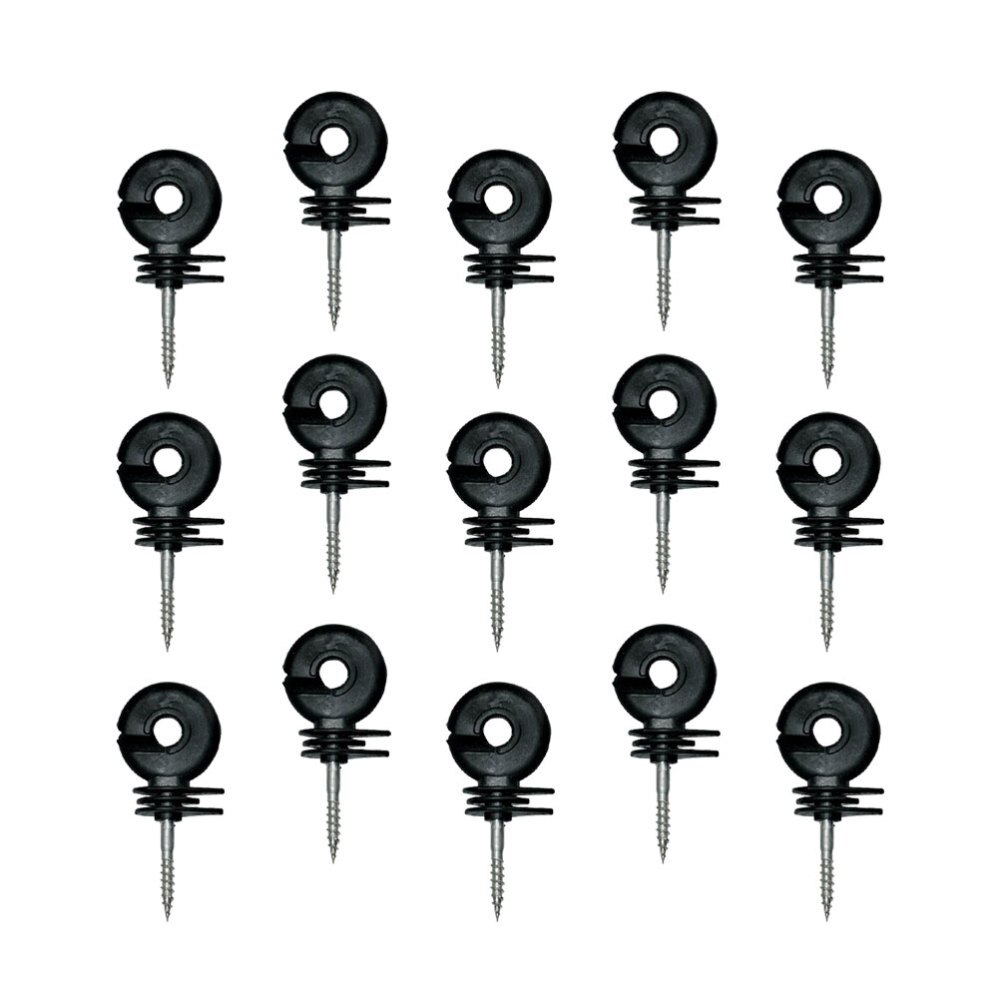 Pcs Wall Wood Post Screw-in Ring Insulators Electr... – Grandado