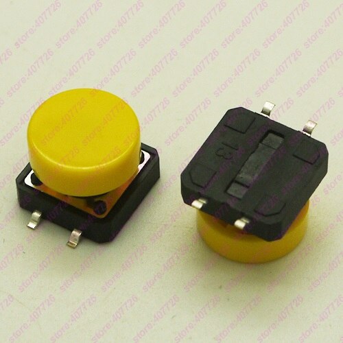 10PCS 12X12mm H=9.8MM With Round Cap Momentary Tac... – Vicedeal