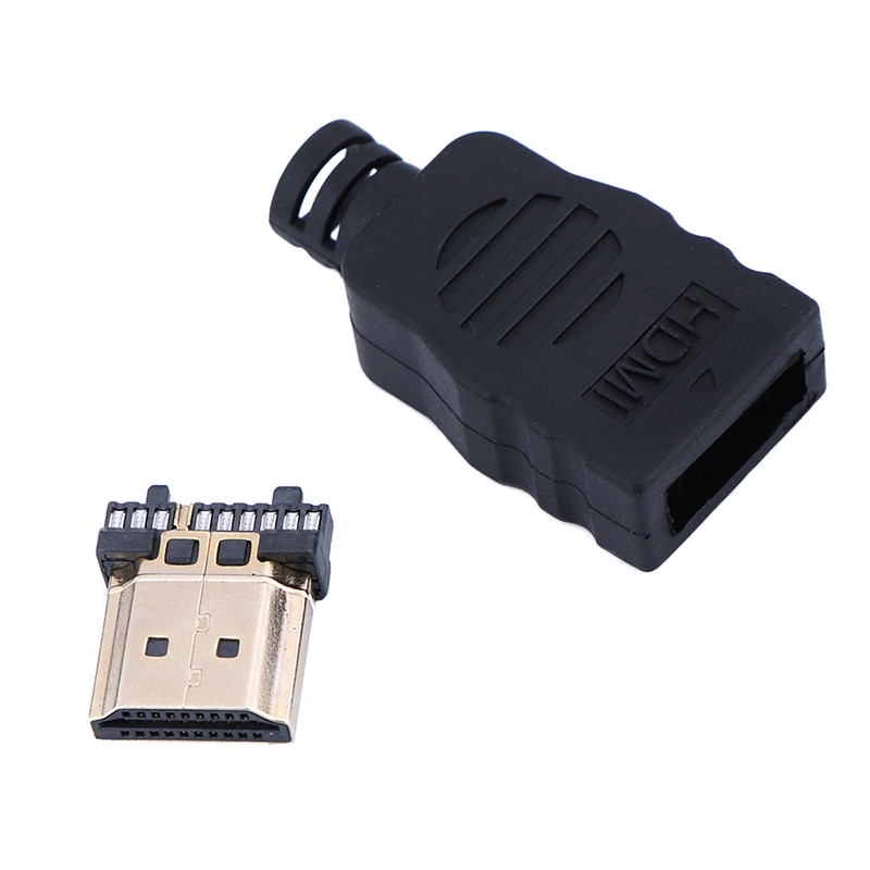 1 stk hdmi hanstik stik til terminal adapter med s... – Grandado