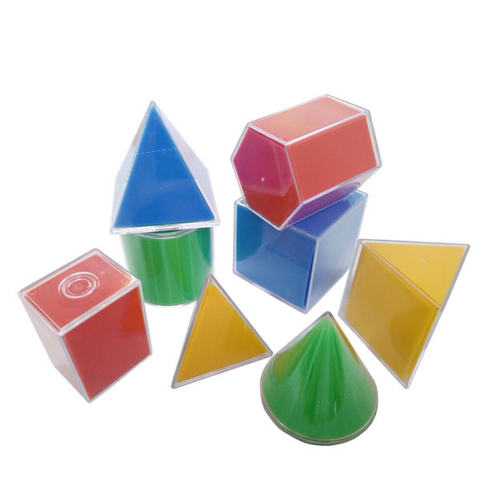 8Pcs/Set Kids Plastic Folding Prism Cylinder Geome... – Vicedeal