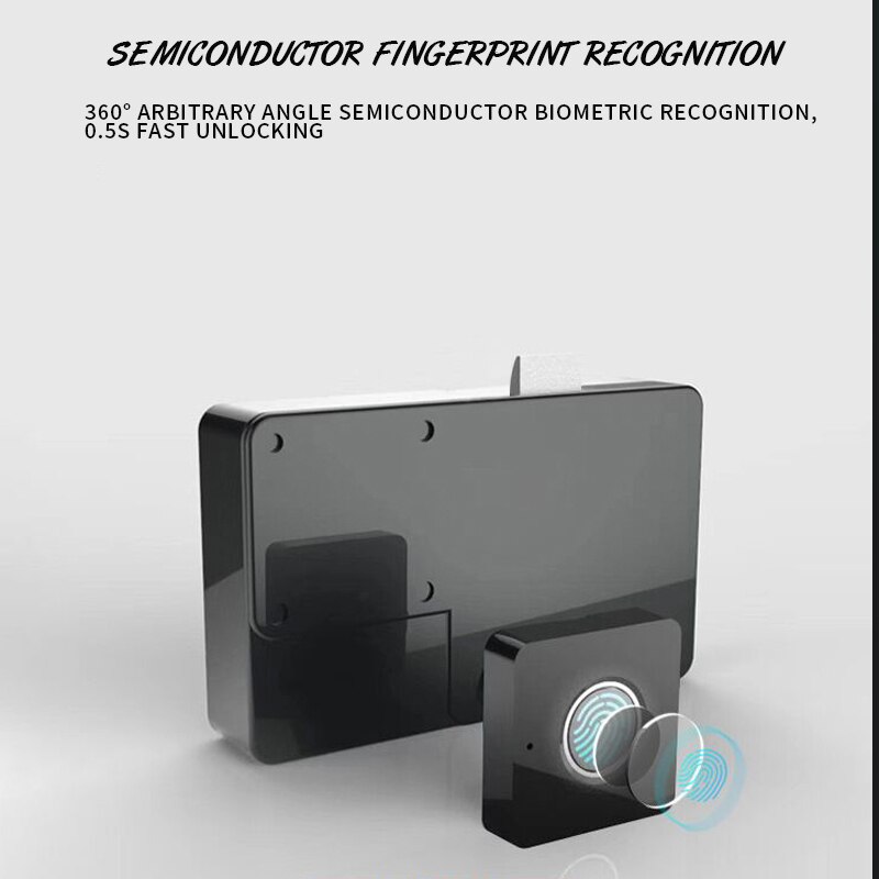 Smart Fingerprint Lock Fully Automatic Wood Door L... – Grandado