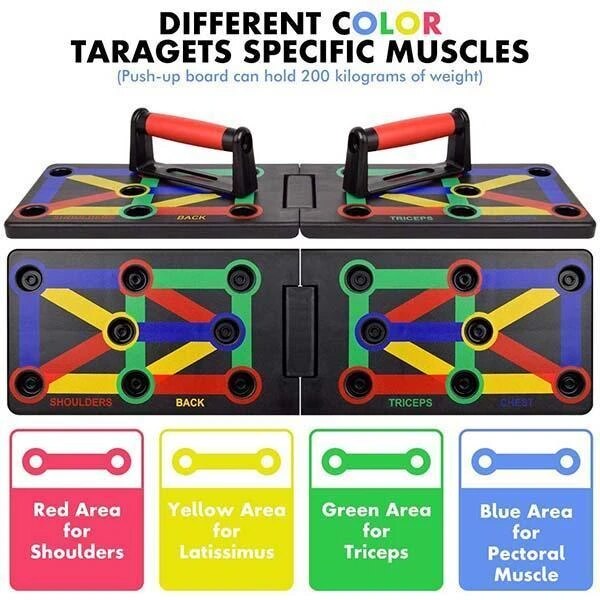 12-in-1 Workout Push-up Stands Body Building Exerc... – Grandado