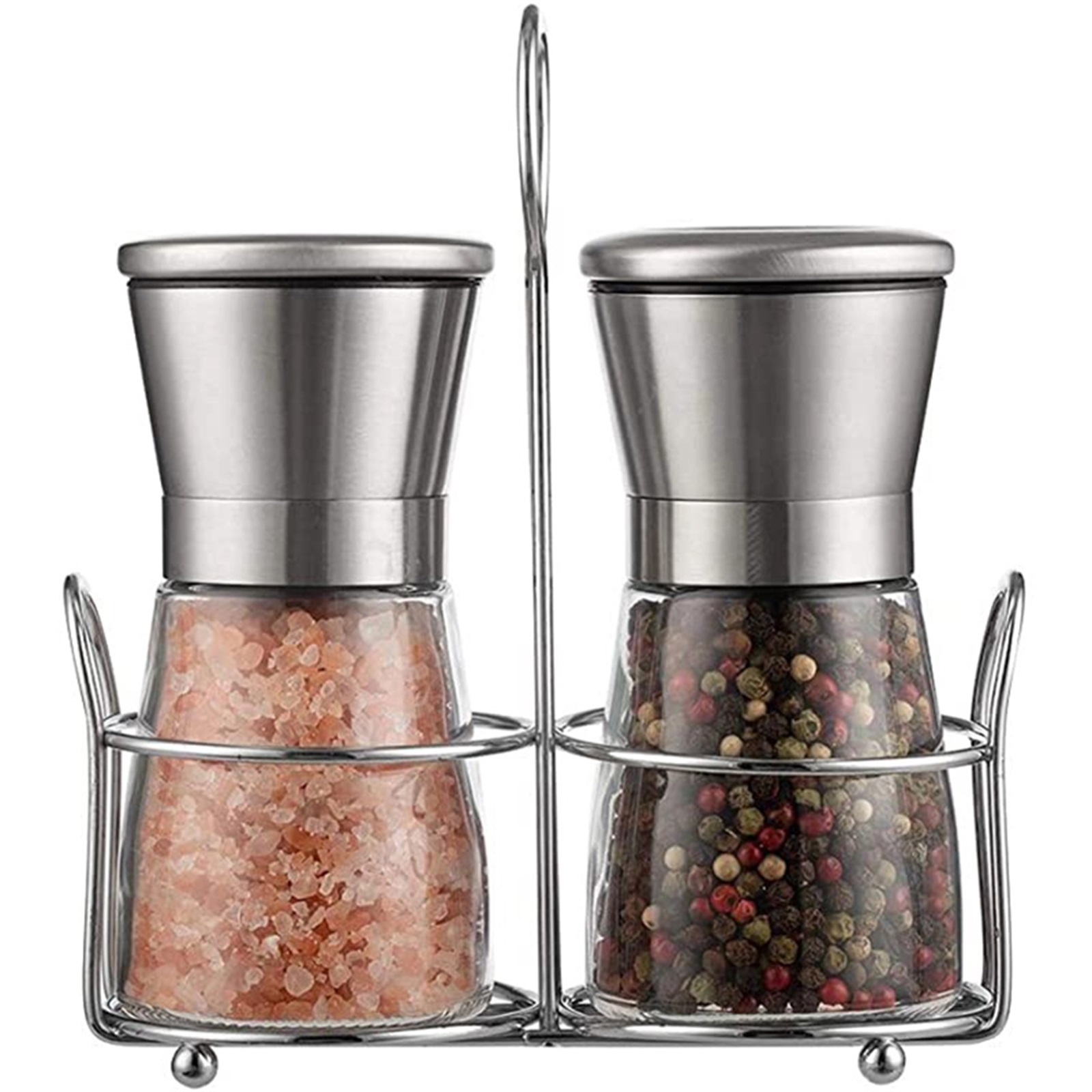 Salt and Pepper Grinder Premium Brushed Stainless ... – Grandado