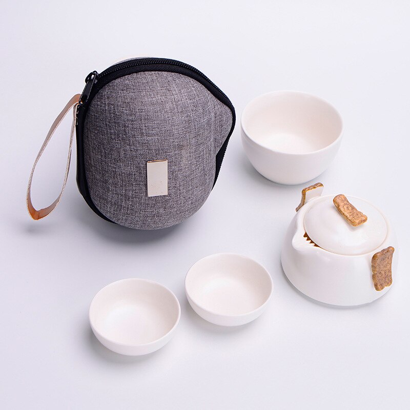 Chinese kung fu tea set gaiwan Ceramic Portable Te... – Grandado