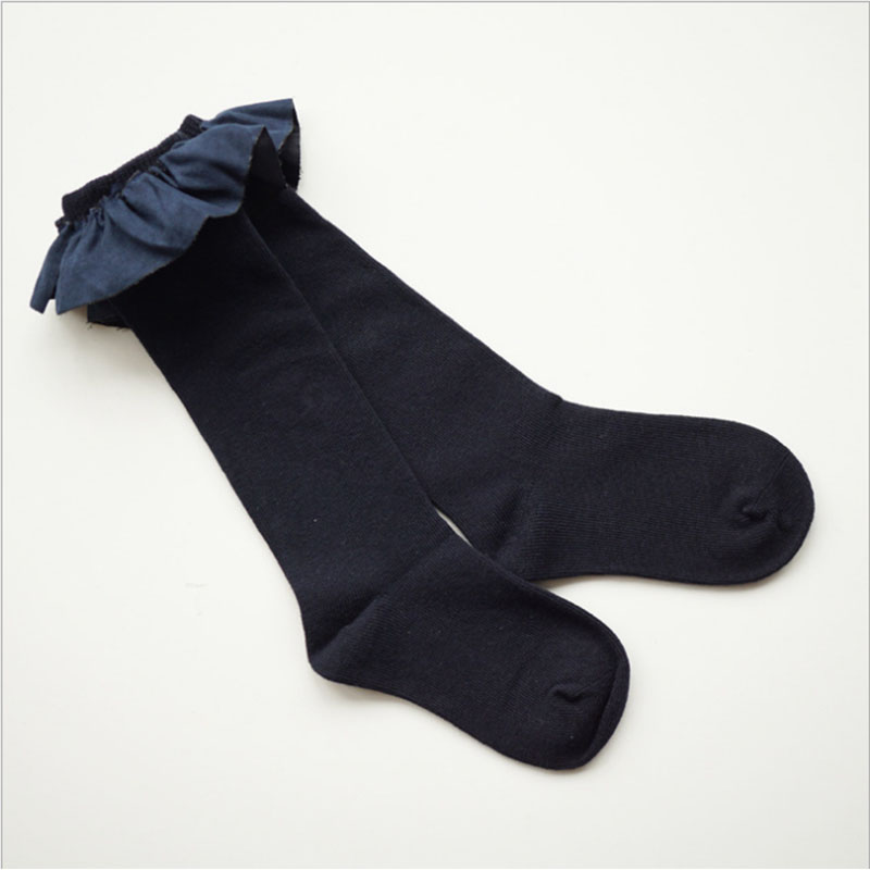 Lovely Girls Kids Toddler Knee High Socks Silk lac... – Grandado