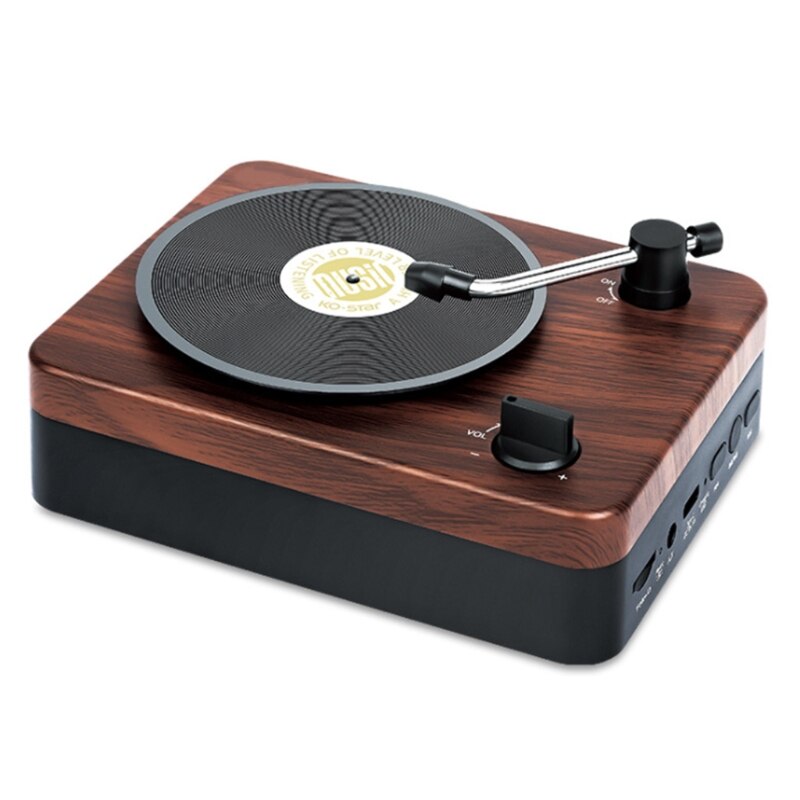 Retro Record Bluetooth Speaker Subwoofe Atomic Wir... – Vicedeal