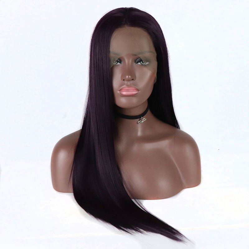 Bombshell Silky Straight Synthetic Hair Lace Front... – Vicedeal